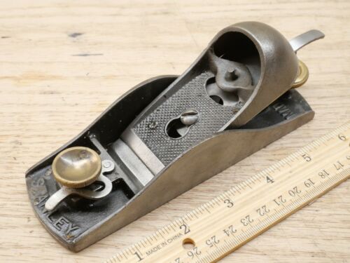 Vintage Stanley 9 1/2 Low Angle Block Plane Old Woodworking Tool ...
