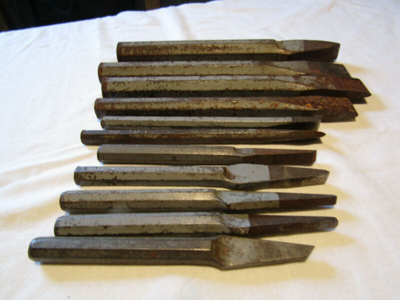 Vintage Set of 11 Millers Falls Chisels -- Antique Price Guide Details Page