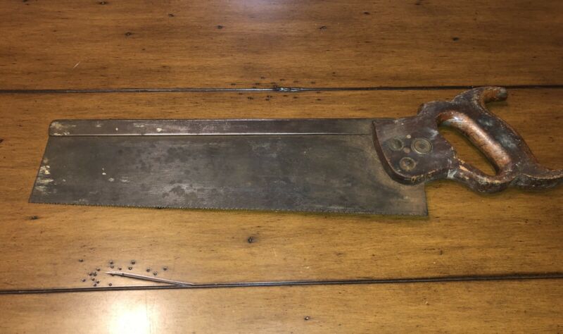 Vintage Jackson Warranted Cast Steele Backsaw -- Antique Price Guide ...