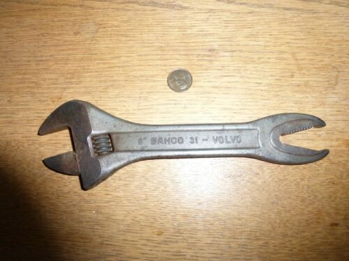 Vintage antique tool 8" Bahco 31 Volvo adjustable wrench -- Antique ...