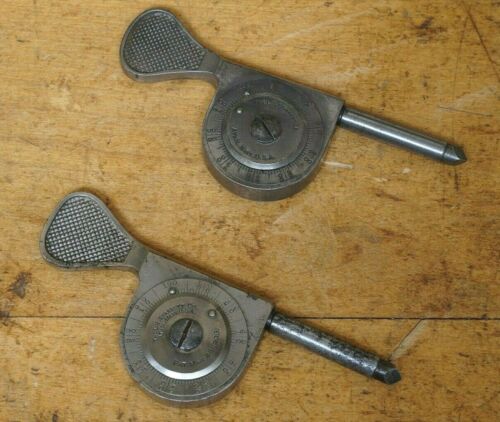 2 Vintage L.S. STARRETT Speed Indicator No.104 USA Machinist Tool ...