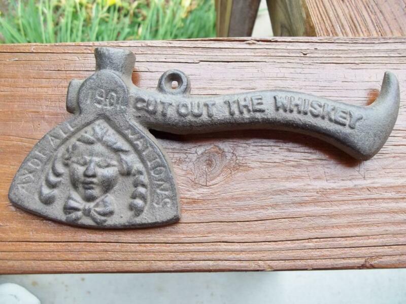 1901 WHISKEY PROHIBITION CAST IRON AXE ART STOVE CO DETROIT MI ...