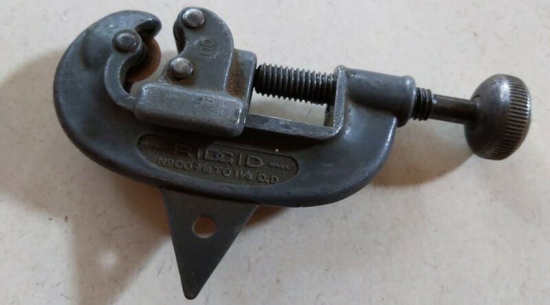 Vintage RIDGID No. 00 Tubing Cutter Tool 3/16" to 1-1/8" USA -- Antique ...