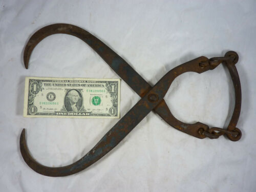 Ice Tongs Ice Block Carrier Antique -- Antique Price Guide Details Page