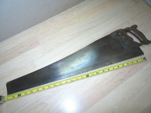 Vintage 26'''' Rip Saw The Thomas MFG Co Dayton Ohio uncommon maker 5 ...