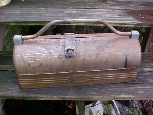 VINTAGE Craftsman Tool Box Lunchbox Domed Classic Toolbox Antique ...