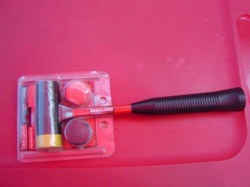 CRAFTSMAN # 38388 MECHANICS MALLET HAMMER 2 EXTRA TIPS NEW OLD STOCK ...