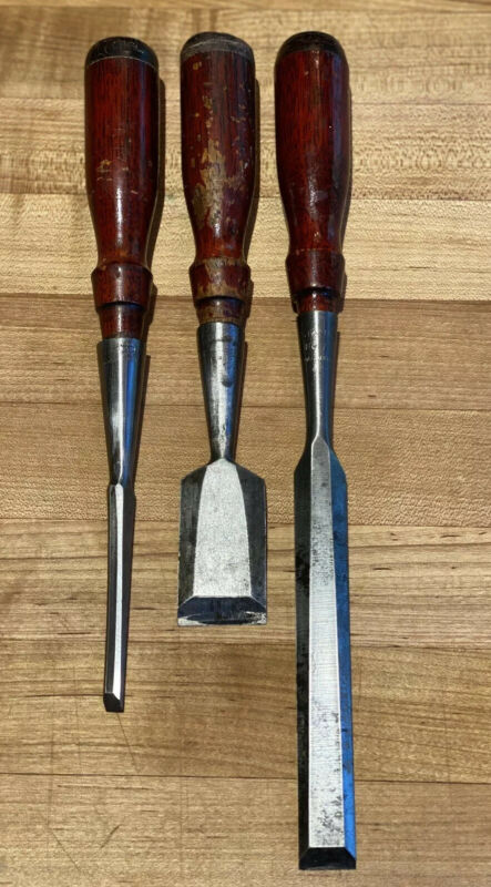 Stanley 720 Chisel 3/4-Greenlee Rockford 1 1/4-Union 1/4-3 720 Handles ...