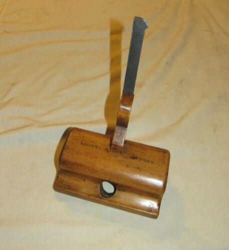 Antique wooden router grannies tooth router old tool plane woodworking ...
