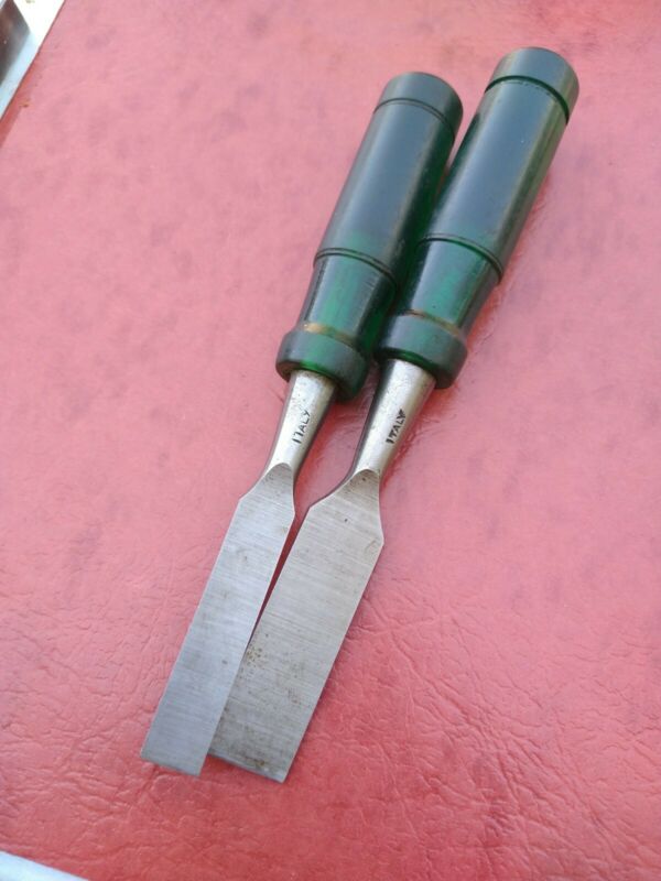 2Pc. Set of 1/2" & 3/4" ITALY Wood Chisels -- Antique Price Guide ...
