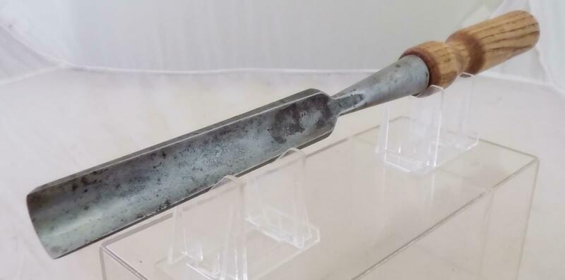 Antique James Swan Wood Carving Gouge Socket Chisel 7/8" Cut 13-1/2" Long -- Antique Price Guide ...