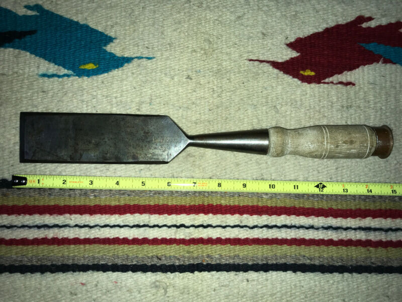 Antique T H Witherby 2 Inch Timber Framing Socket Chisel 14 Inch
