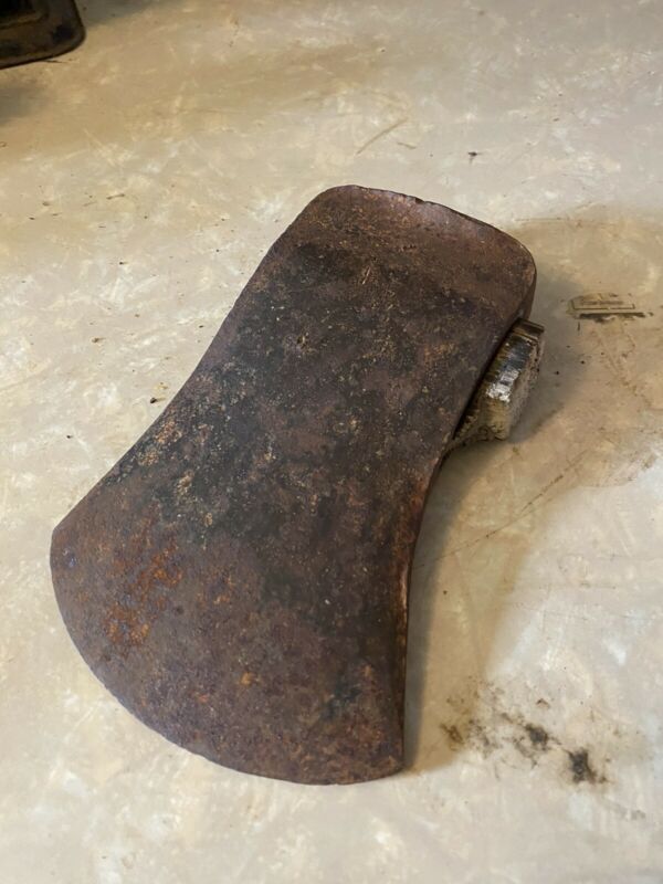 Vtg Old 3.5 Lb Steel Single Bit Head Tool Bit Marked Kelly Axe & Tool ...