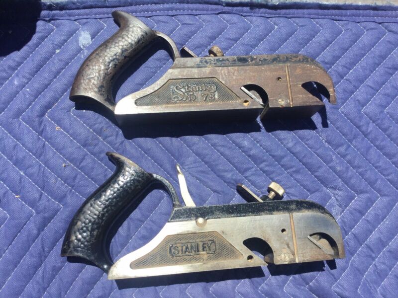 Vintage Stanley No. 78 Planes, Pair -- Antique Price Guide Details Page