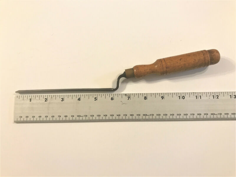 D.R. Barton 1/4" Crank Neck Sweep Gouge Chisel Vintage Woodworking Tool ...