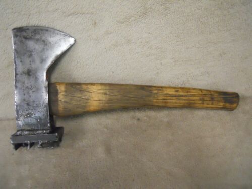 VINTAGE LOG MARKING AXE-LOGGING STAMP HAMMER-"MB" NORLAND STYLE AXE-WITH HANDLE -- Antique Price ...