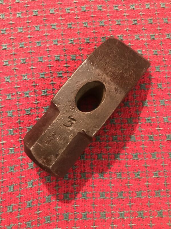 WARREN-TEED 3 LB BLACKSMITH CROSS PEEN HAMMER Head Small Sledge ...