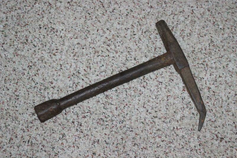 Unusual "ONE OF A KIND" Antique "Bird Beak" Hand Wrought Pick Hammer W ...