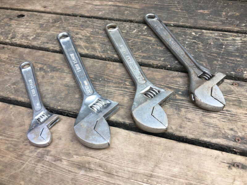 OLD USED VINTAGE ANTIQUE TOOLS WRENCHES MECHANIC CRESCENT CRAFTSMAN ...