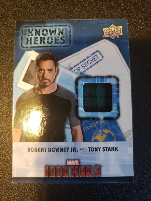 2016 Upper Deck Iron Man Relic Card Tony Stark Marvel Civil War Prop ...
