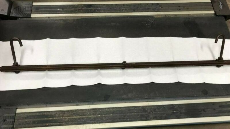 Antique myers,ney hay trolley track 4 ft.long with 2 hanger bolts ...