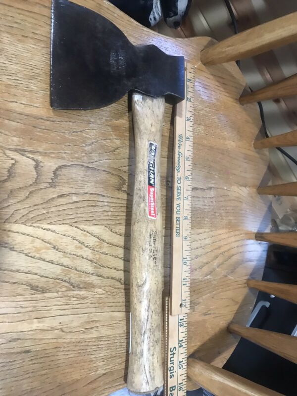 VINTAGE Vaughn Hatchet Wooden Handle 15 Inch -- Antique Price Guide ...