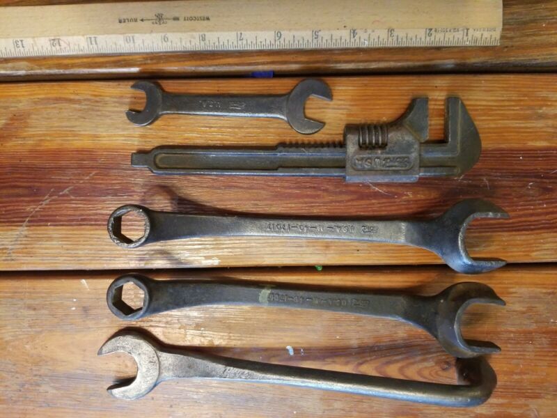 Lot of 5 vintage ford wrenches tools -- Antique Price Guide Details Page