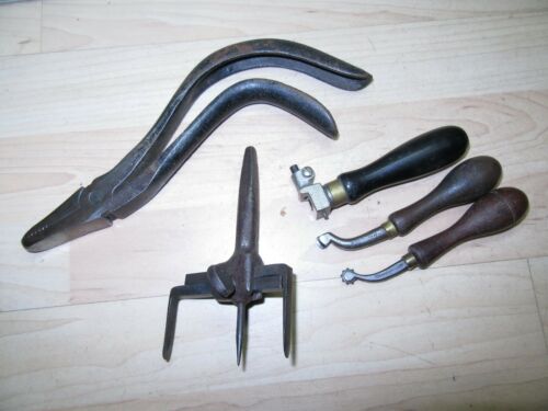 vintage leather working tools C S Osborne & Co Channeling tool pat 1916 ...