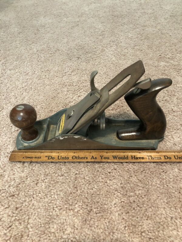 Vintage Craftsman Wood Planer Hand Tool Plane Smooth Wood Working Used ...