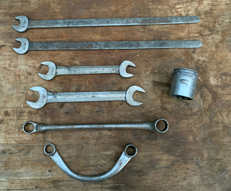 lot of Vintage Blue Point Wrenches & 1 Snap-On Socket - USA Made Tools ...