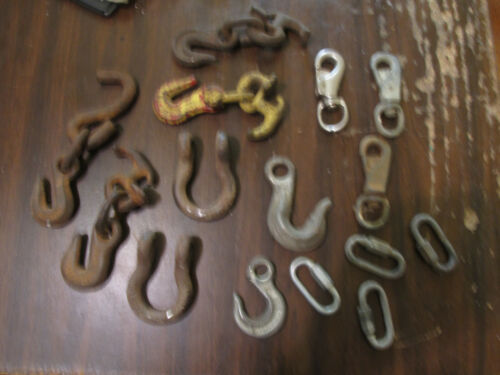 Vintage heavy duty load binders, hooks, swivel hooks, quick links ...