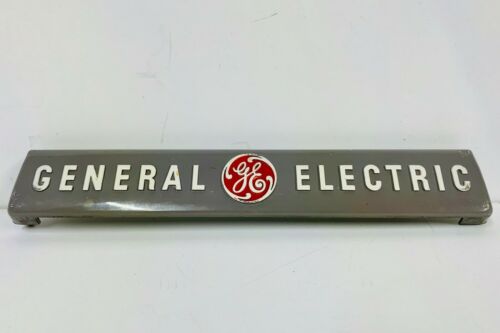 GE GENERAL ELECTRIC name plate -- Antique Price Guide Details Page
