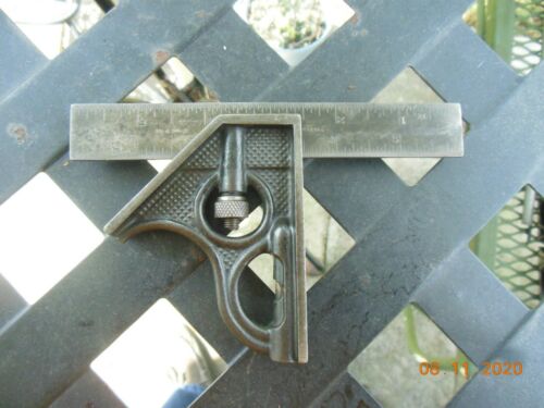 Starrett no.94 combination square with Lufkin 6 inch rule -- Antique ...