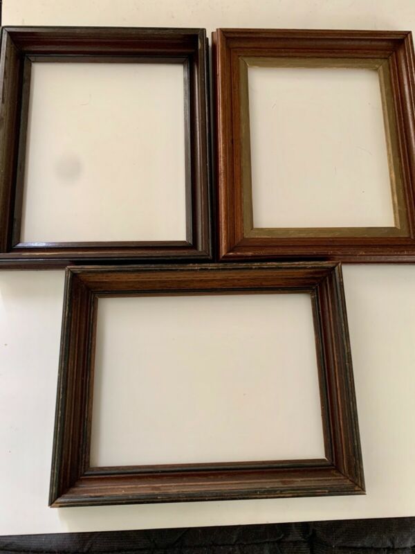3 Antique Victorian walnut picture frames. -- Antique Price Guide ...