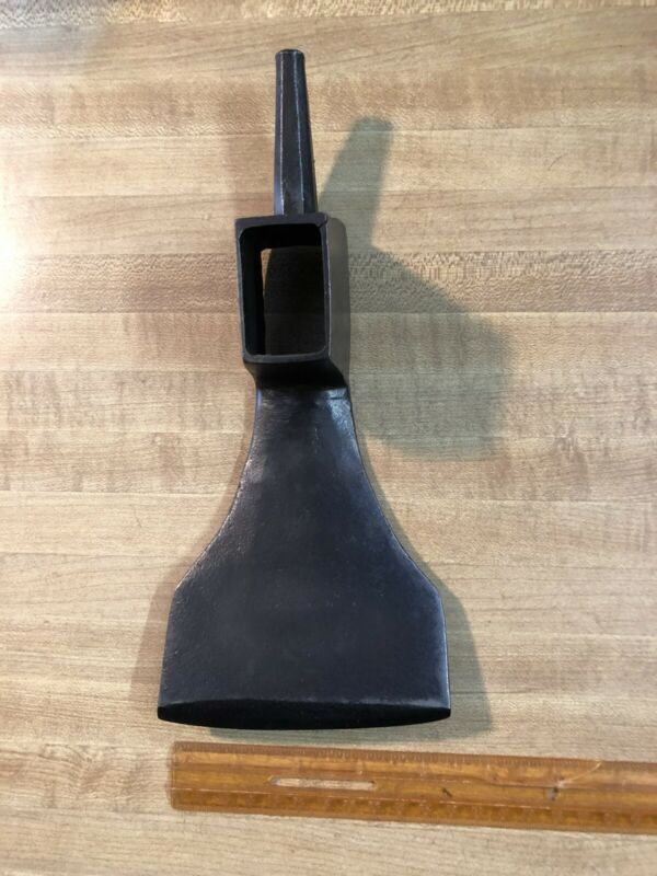 Old Vintage Wood Adze Head With Octagon Spike, Axe Wood Tool -- Antique ...