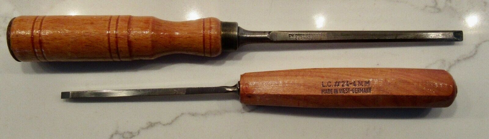 Vintage Wood Chisels 1/4" & 1/8" L.C. SW Wood Chisel -- Antique Price ...