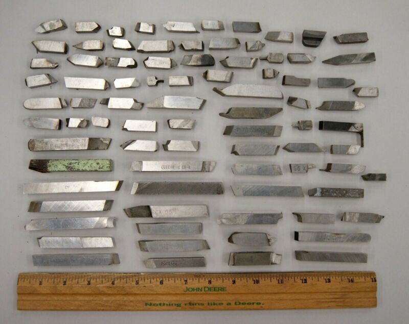 MACHINIST TOOL Lot; 50+ LATHE MILL HIGH END Cutting Tool Bits Cutters ...
