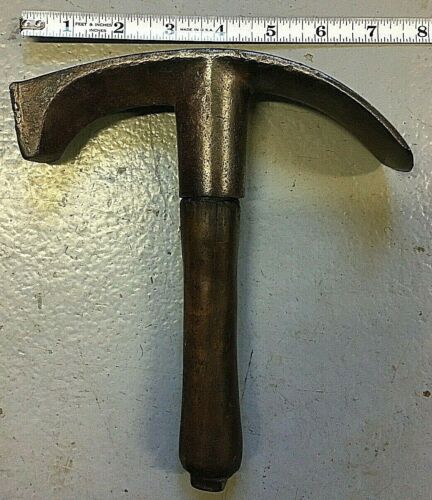 Antique Coopers Adze Hammer Vintage Tool Original Handle -- Antique ...