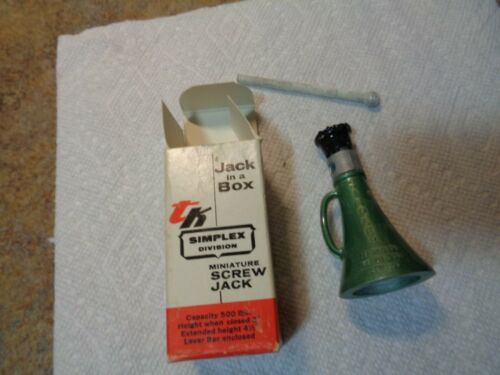 Simplex Jack in a Box Miniature Screw Jack (Salesman Sample ...