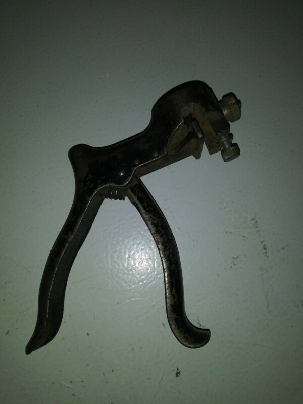 Vintage Stanley No 42 Pistol Grip Woodworkers Hand Saw Tooth Setter ...