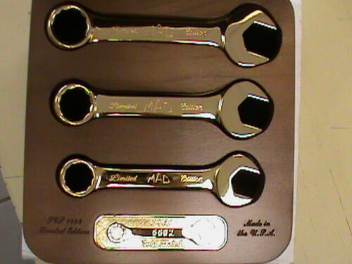 Mac Tools Limited Edition 24K Gold Plated Stubby Combo Wrenches ...