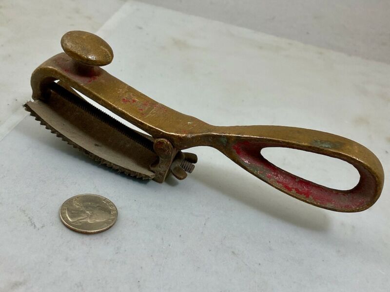 VINTAGE HELLER BROTHERS SOLID BRASS CURVED AUTO BODY LEAD FILE, No ...