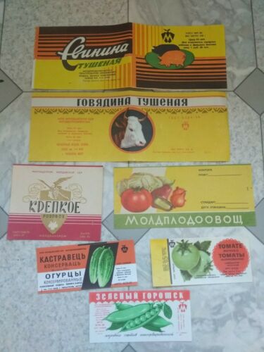 Food, wine labels, Soviet Union -- Antique Price Guide Details Page