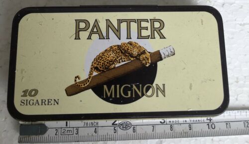 Panter mignon vintage small 10 cigars tin box -- Antique Price Guide ...