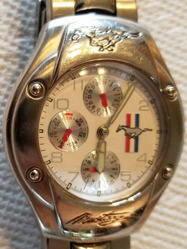 Mustang Collectible Wrist Watch-Ford Motor Company Official License ...