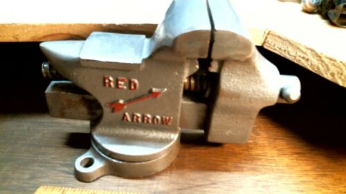 Columbian Red Arrow # 63 1/2 Swivel Bench Vise w/Pipe 3 1/2" Anvil not ...