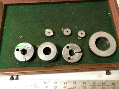 MACHINIST TOOLS LATHE MILL Machinist Lot of NoGo Ring Gages -- Antique ...