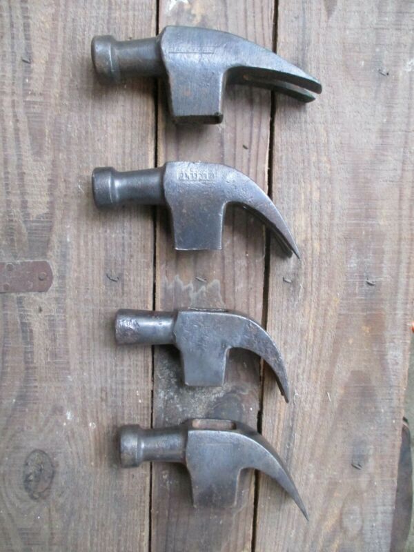 Vintage Early Hammer lot of 4 Early Handyman Genuine plumb 1930''s ...