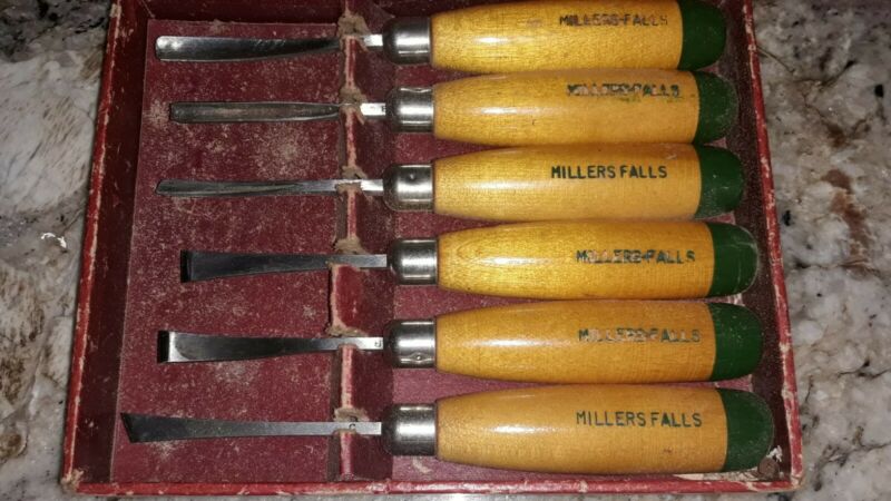 Millers Falls No 106 Carving Tool Set -- Antique Price Guide Details Page Millers Falls No 106 Carving Tool Set -- Antique Price Guide Details Page