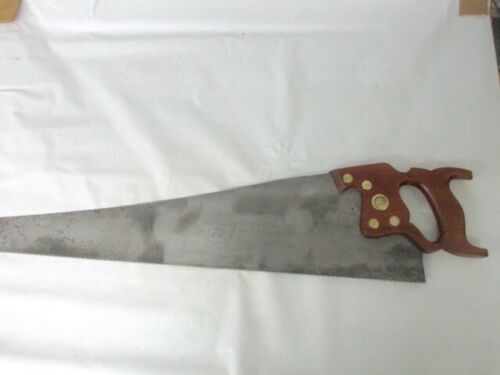 Disston D-8 8 point carpenter''s handsaw, 26 inch blade -- Antique ...